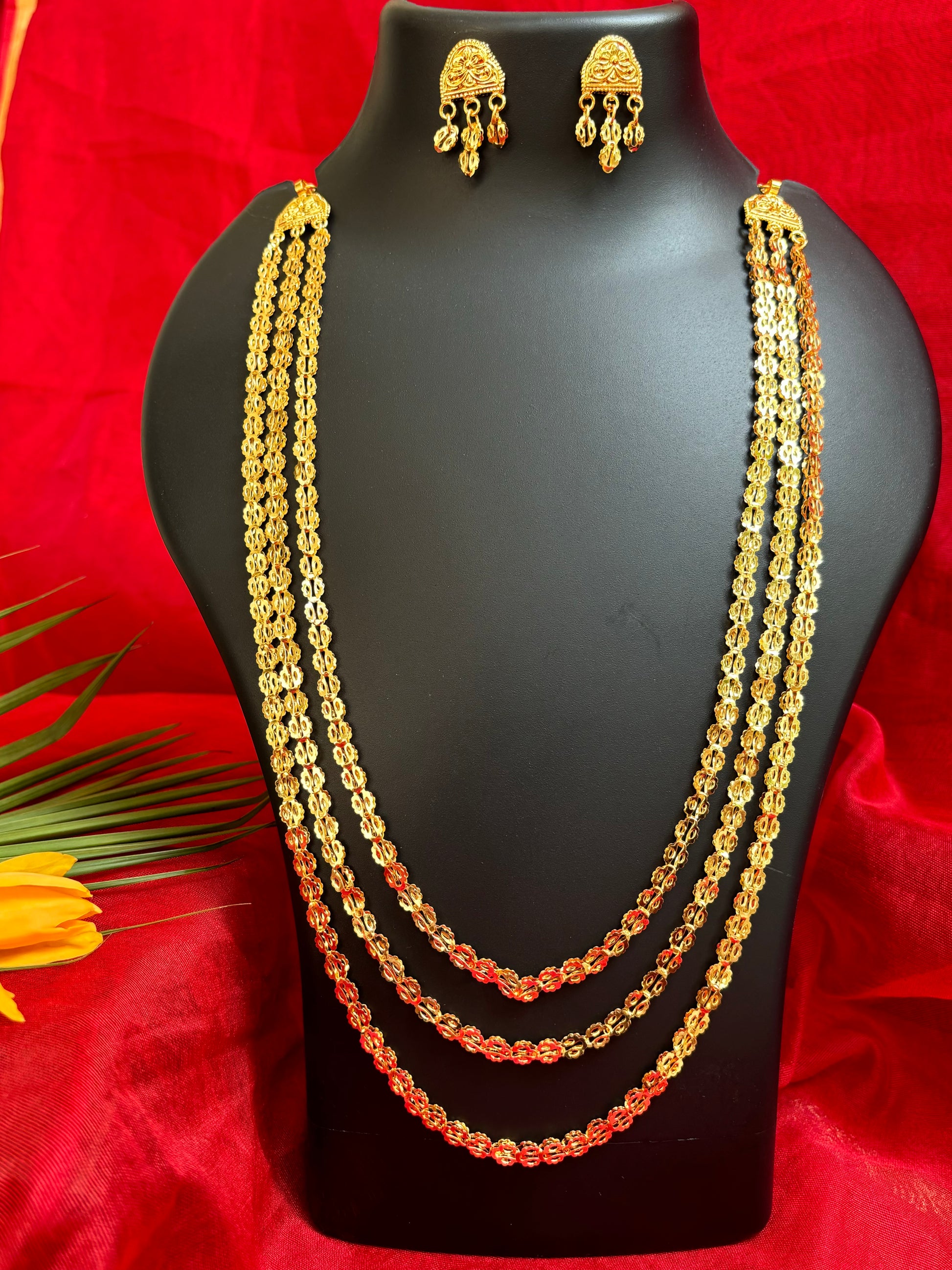 पोहे हार + कानातले | Pohe Haar + Earrings – PrajaktaRaj